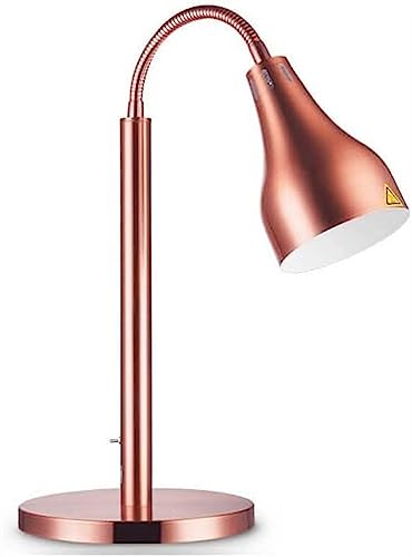 LINKANRUO Food Warmer Lamp,Commercial Food Heat Lamp with Bulbs 275W Food Buffet Warming Light for Pizza Chicken Fries Lamps(Single Bulb)