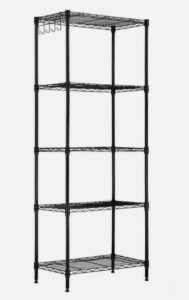 yfzzbh 60"x22"x12" 5 layer wire shelving rack adjustable shelf storage unit commercial