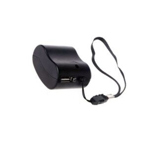 Hand Crank Charger Manual Generator Mobile Phone Emergency Charger USB Charger Emergency Charge USB Charger-Black 1 Size