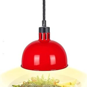 LINKANRUO Food Warmer Lamp Food Heat Lamp Telescopic Food Warme Buffet Food Heat Lamp Buffet Heating Lamp, 250W 29cm for Restaurant Heating Lamp Buffet Hanging Heat Lamps Lamps