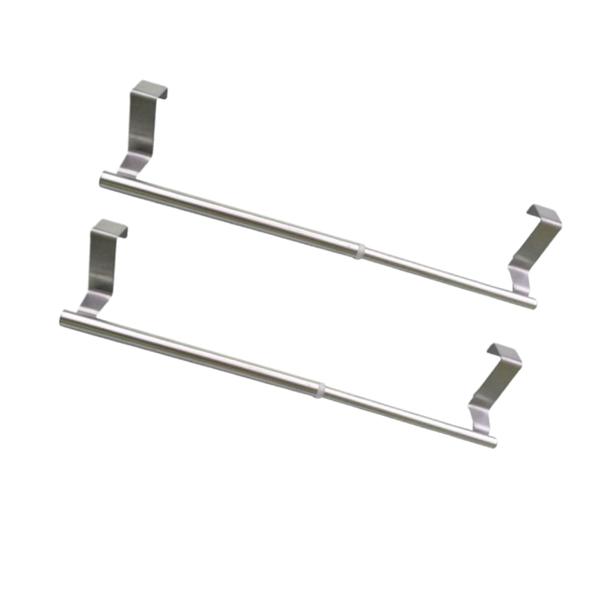 BUGUUYO 2pcs Towel Holder Towel Rack for Kitchen Hand Towel Stand Towel Rack for Bedroom Towel Rack for Closet Bath Towel Rod Kitchen Towel Hanger Stainless Steel Rack Bathroom Accessories