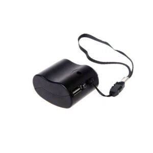 Hand Crank Charger Manual Generator Mobile Phone Emergency Charger USB Charger Emergency Charge USB Charger-Black 1 Size