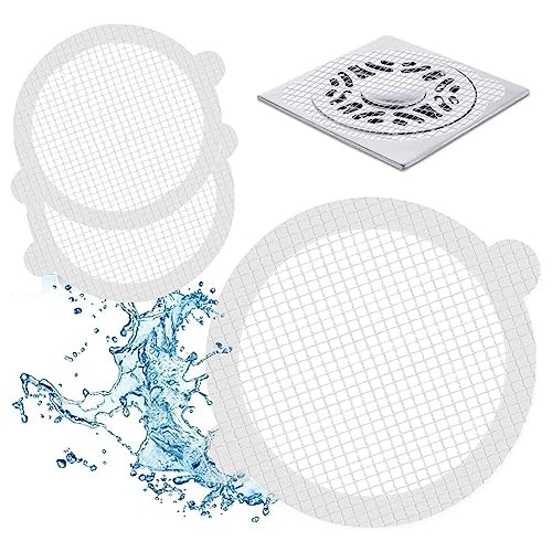 10pc Hair Catcher Drain Stopper For Bathroom Kitchen Disposables Floor Drain Mesh Stickers Bathtub Sink Hair Strainer