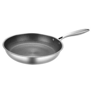 mikinona full screen omelette pan honeycomb skillet pan seafood pan nonstick stir fry pan egg frying pan induction pan barbecue griddle pans for cooking woks pan cooking pan stainless steel