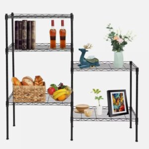 YFZZBH 60"x22"x12" 5 Layer Wire Shelving Rack Adjustable Shelf Storage Unit Commercial