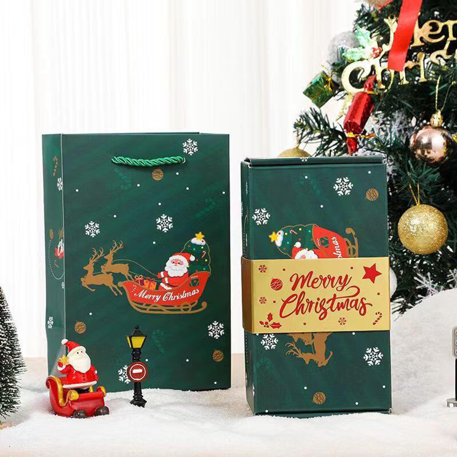 2024 Surprise Gift Box Explosion, Explosion Gift Box, Surprise Box Gift Box For Money, Pop Out Money Gift Box, Surprise Gift Box Set Christmas Gift Boxes (Green, 10 Boxes Set)