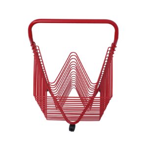 MuChaIOAK Classroom Paint Drying Rack, Red Art Drying Rack 2.2Lbs Cast Iron, Functional Mobile Paint Drying Rack for Home Classrooms Studios Painting Stores(16 Layers)