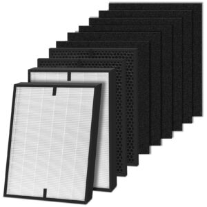 swellv 3000 filter replacement compatible with 3000, 3000m, 3000 pro, includes 2 filters, 2 activated carbon and 6 extra carbon pre-filters (2+2+6)