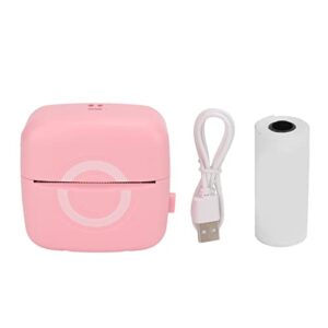 febuliy mini thermal printer bluetooth portable handheld sticker printer 200dpi usb charging small smart pink for office home