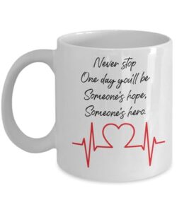 stethoscope mug one day you ll be someone s hero white coat ceremony gift