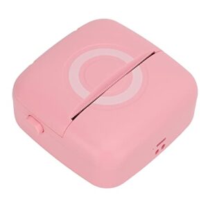 Febuliy Mini Thermal Printer Bluetooth Portable Handheld Sticker Printer 200Dpi USB Charging Small Smart Pink for Office Home