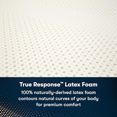 Serta iComfortPro - Kingston 14" Firm Queen Latex Foam Mattress - Cooling System, 5 Support Zones, and Responsive Latex Foam - 100 Night Trial and CertiPUR-US Certified