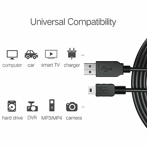 Musstad USB Data/Charging Cable Cord Lead for Visioneer Mobility 85-0293-000 084-7983-0 Cordless Scanner