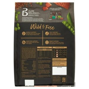 FYNORI Wild & Free Salmon & Pea Recipe Dry Dog Food, Grain-Free, 11 Lbs, Natural with Added Vitamins, Minerals, and Other Trace Nutrients