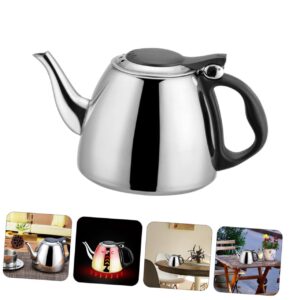 PRETYZOOM 1pc Stainless Steel Kettle Espresso Machines Camping Stove Whistling Kettle Stove Top Tea Kettle Stove Top Kettle Whistling Coffee Pot Water Kettle Stainless Steel Teakettles