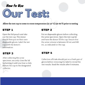 12 Panel Drug Test Cup with ETG, Tests for 12 Drugs Including Alcohol and Fen, 99% Accurate, AMP, BUP, BZO, COC, ETG, Fen, MET, MTD, OPI, OXY, PCP, THC (25)