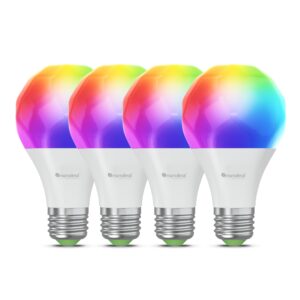 nanoleaf essentials smart led color-changing light bulb (60w) - rgb & warm to cool whites, app & voice control (works with apple home, google home)