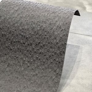 Decorative Flexible Stone Slab Roll, Lightweight, Coarse Texture, Beige and Charcoal