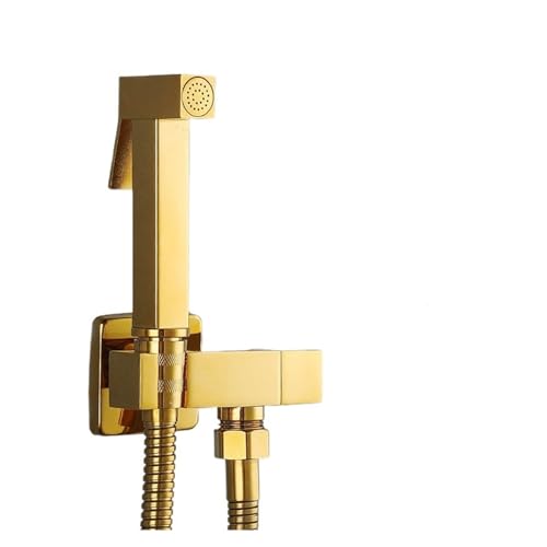 1 Pcs Brass Bidet Faucet Handheld Toilet Bidet Sprayer Hygienic Shower Toilet Faucet Single Cold Water Faucet Self Cleaning (Color : A5071) (A5071B)