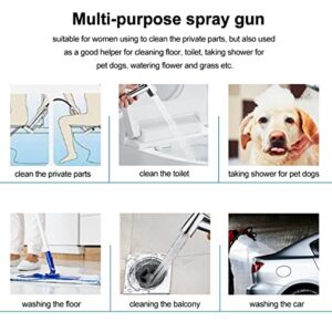 ifgswopq Toilet Bidet Sprayer Set Guns Shower Handheld Hand Faucet Bath Tap Head Self Cleaning