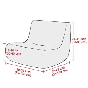 jiahesuw Stretch Sofa Seats Cushions, Single Seats Slip Resistant Couch Protectors for Home and Office