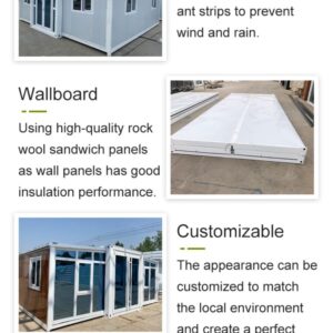 Container House 20Ft 40 Ft Expandable Mobile Home Portable Houses 2 Bedrooms 3Bedroom Tiny Home