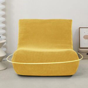 jiahesuw Stretch Sofa Seats Cushions, Single Seats Slip Resistant Couch Protectors for Home and Office