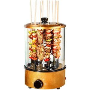 smokeless automatic rotary barbecue machine,electric skewer machine,0°-200° adjustable temperature,for 4-6 people barbecue oven cup