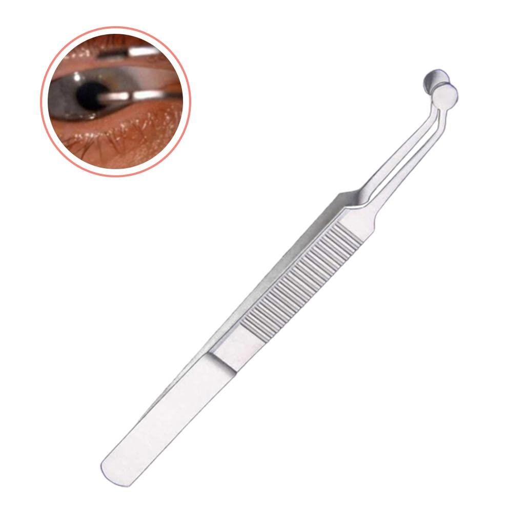 YWMJZEU Meibomian Gland Expressor Forceps Massage Eyelid Gentle Paddle 4.33 Inch