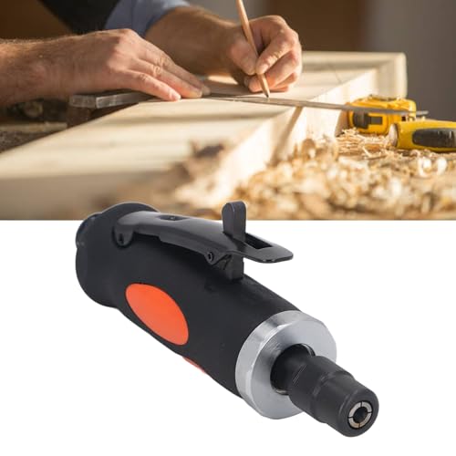 Die Grinder, Compact Pneumatic Straight Air Grinder 1/4 Inch Air Tools for Grinding, Cutting, Polishing, Welding Repair, Deburring