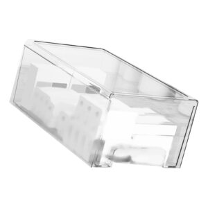 Clear Acrylic Drawer Organizer Dustproof Large Capacity Elegant Storage Box for Makeup Medicine Desktop Counter