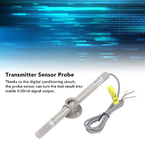 Respicefinem Temperature Humidity Sensor High Accuracy 4-20mA Output IP68 Rated 15-30V DC Stable Output Wide Applicable Scene