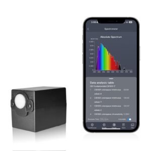 p4 miniature wireless lab-grade spectrometer with full optical analysis capabilities and automated report generation