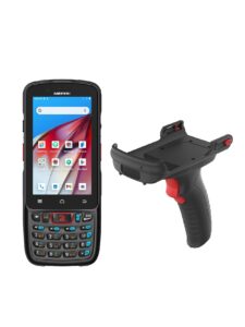 meferi me40k android 12 barcode scanner with pistol grip, equip se4710 zebra scanner engine, 5180mah, pda handheld mobile computer snapdragon octa-core cpu, 4g bt wifi gps nfc