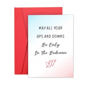 zzp funny bachelorette gifts for bride, wedding engagement card for couple friends, bridal shower gifts, anniversary card gifts for women men, engagement cards newly engaged gifts