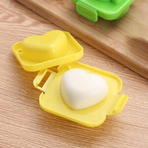 Bear Egg Mold,Hard Boiled Egg Mold,Cartoon Cute Boil Egg Mold,Rice Ball Mold,Rice Molds for Kids,Onigiri Mold Set,Fish Car Heart Shape Egg Shaper,Sushi Rice Mold,Rice Shaper Mold (MIX 6pcs)