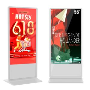 55 inch interactive touchscreen monitor,win10 core i5 ram 4g & rom 128g,floor standing lcd digital signage,commercial interactive advertising display screen,digital signage kiosk smart board white