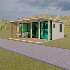 Retro Design Container House Portable House Modular Foldable Portable Tiny Modular Prefab House Restaurant