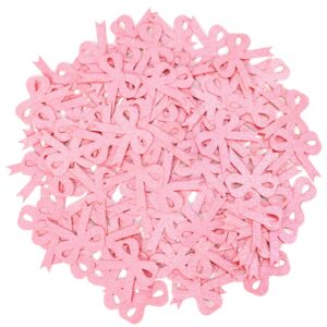 200pcs bow confetti, 1.6x1.4in pink bow bachelor party confetti glitter table confetti for tying the knot bachelorette birthday engagement wedding party decoration bridal shower supplies