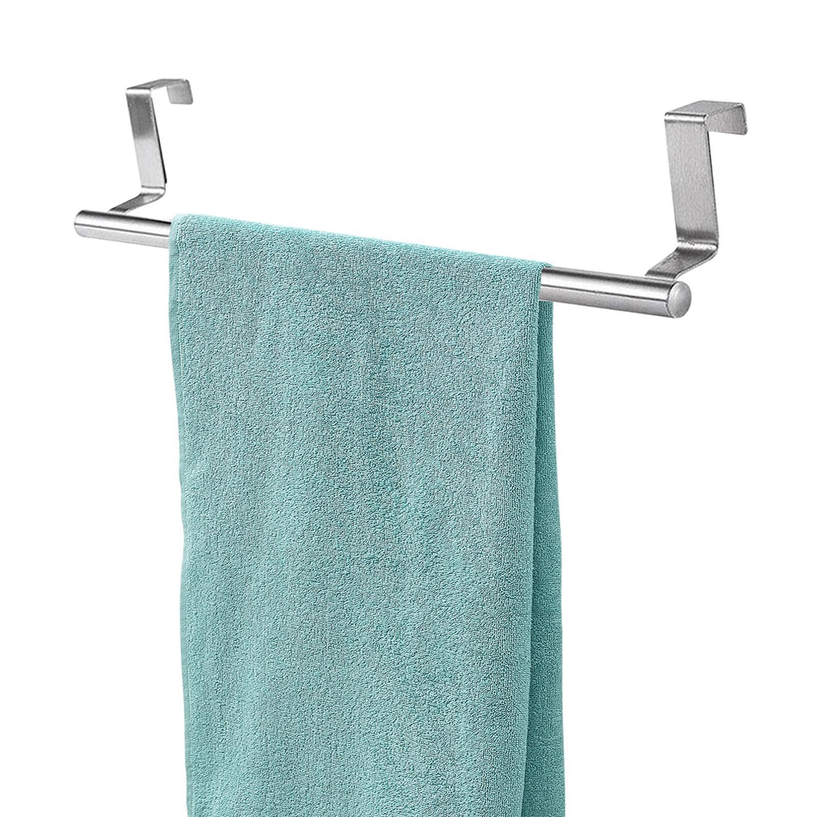 Over The Door Towel Rack - Innovative Bath Towel Bar,Hand Towel Bar, Multi-Functional Towel Rods, Bathroom Towel Rack for Home, Kitchen, Cabinet Door