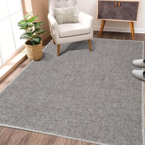 FairOnly Area Rug 8x10 Washable Rug Large Modern Solid Rug Neutral Rug Traditional Rug Solid Floor Cover Non-Shedding Rug Contemporary Rug Solid Casual Mat for Bedroom Living Room Farmhouse