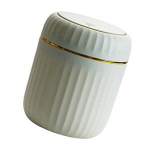 pasnmkvn small desktop trash can with lid desktop trash can for office and home use abs waste bin organization container