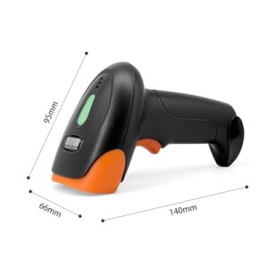 Barcode Scanner, 2D Qr Code Scanner Barcode Scanner with USB Interface for Supermarket Cashier Mobile Payment Warehouse Inventory (USB Connect)