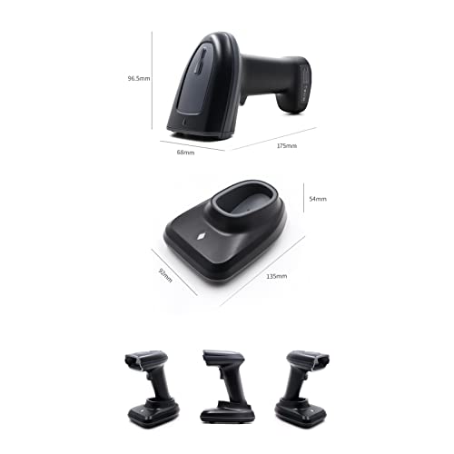 Barcode Scanner, Bluetooth Scanner Code Scanner with 15000 Storage Capacity for Accurate and Convenient scanning