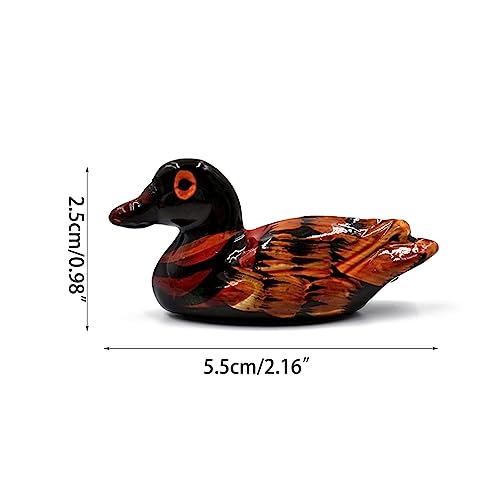 jojnsha 10 PCS Fashion Resin Duck Chopstick Stands Spoon Fork Rests Duck Shaped Utensil Rest Resin for Kitchen Table