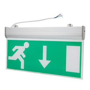 Acrylic LED Emergency Exit Lighting Sign Safety Evacuation Indicator Light 110-220V