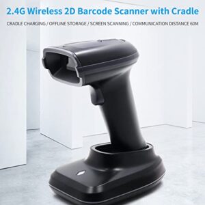 Barcode Scanner, Bluetooth Scanner Code Scanner with 15000 Storage Capacity for Accurate and Convenient scanning