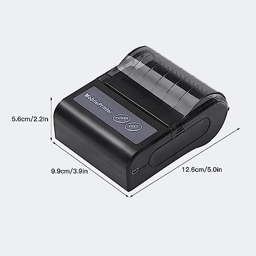 Dioche Receipt Printer, Mobile Thermal Printer, Compatible with Smart Phone, Computer Systems for Restaurant Sales Retail