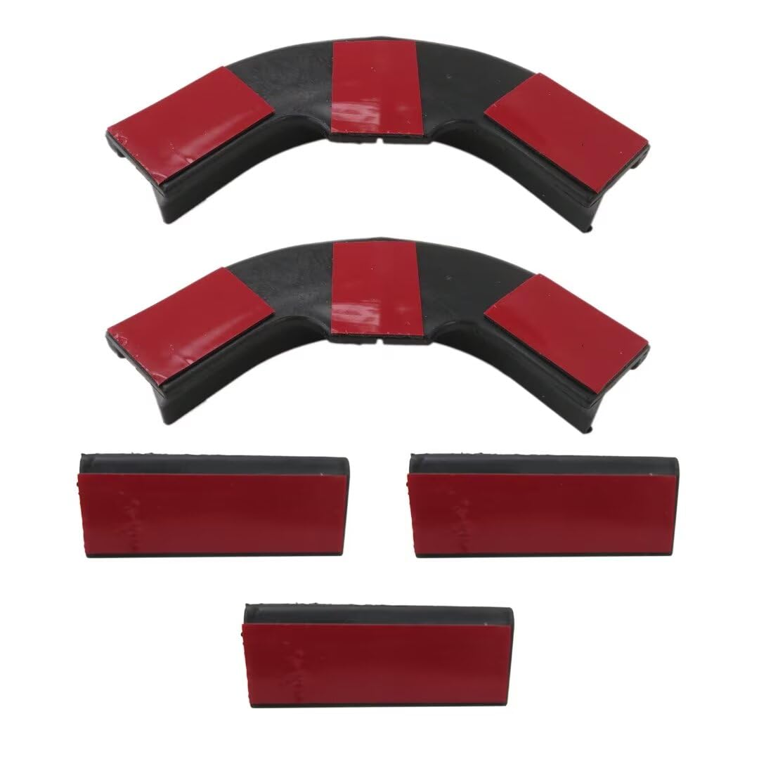 5Pcs 2024 Version Black Light Strip Mounting Bracket for Hue Play Gradient Lightstrip for Flat and Non Flat back of TV