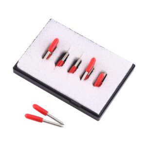 10pcs Cemented Carbide Blade for Cutting with High and Long Service Life, Standard Cutter Knife Set for General Design, Including 30 deg 45 deg 60 deg (45°)